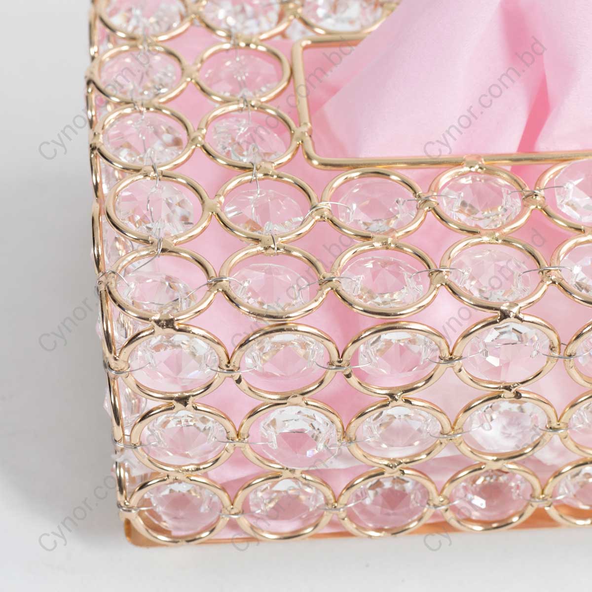 Golden Color Metal Body Tissue Box Holder – Cynor