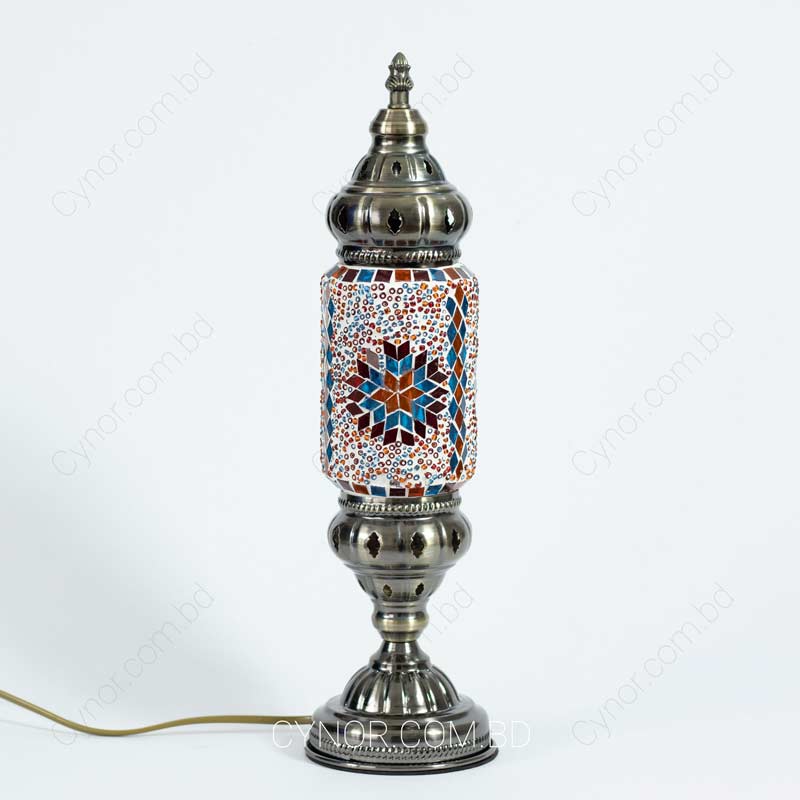 Multi Color Glass Design Mosaic Turkish Table Lamp – Cynor