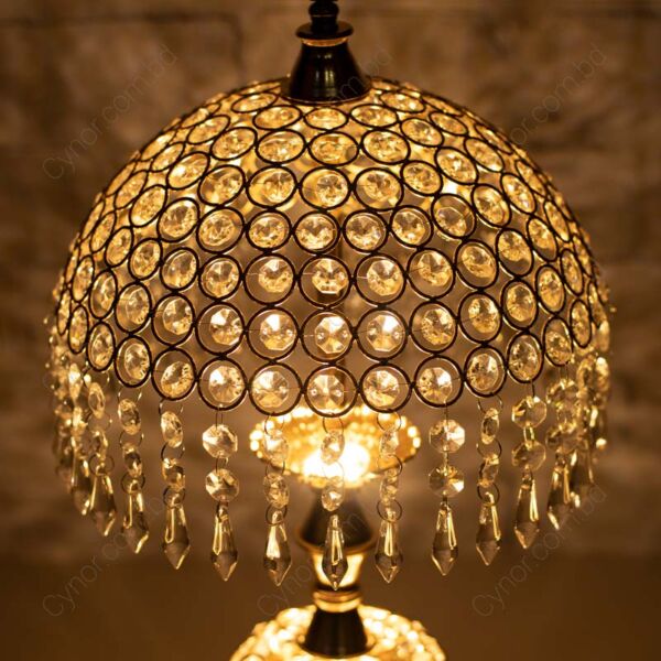 Golden Color Crystal Stone Design Full Metal Body Double LED Light ...