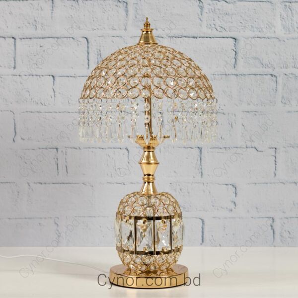 Golden Color Crystal Stone Design Full Metal Body Double LED Light ...