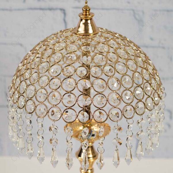 Golden Color Crystal Stone Design Full Metal Body Double LED Light ...