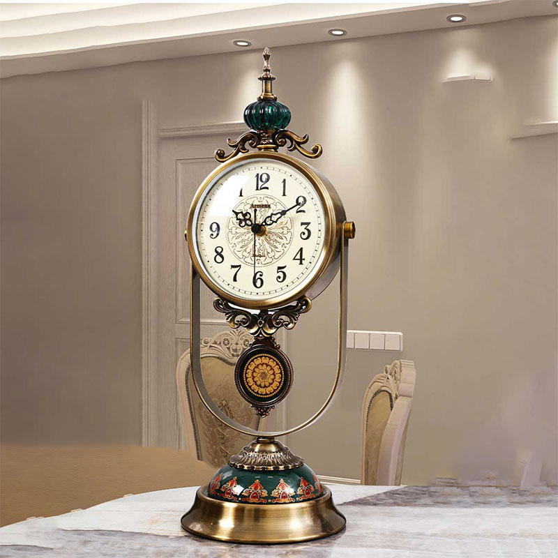 Luxury European Style Living Room Swing Desk Clock – Cynor - সাইনর